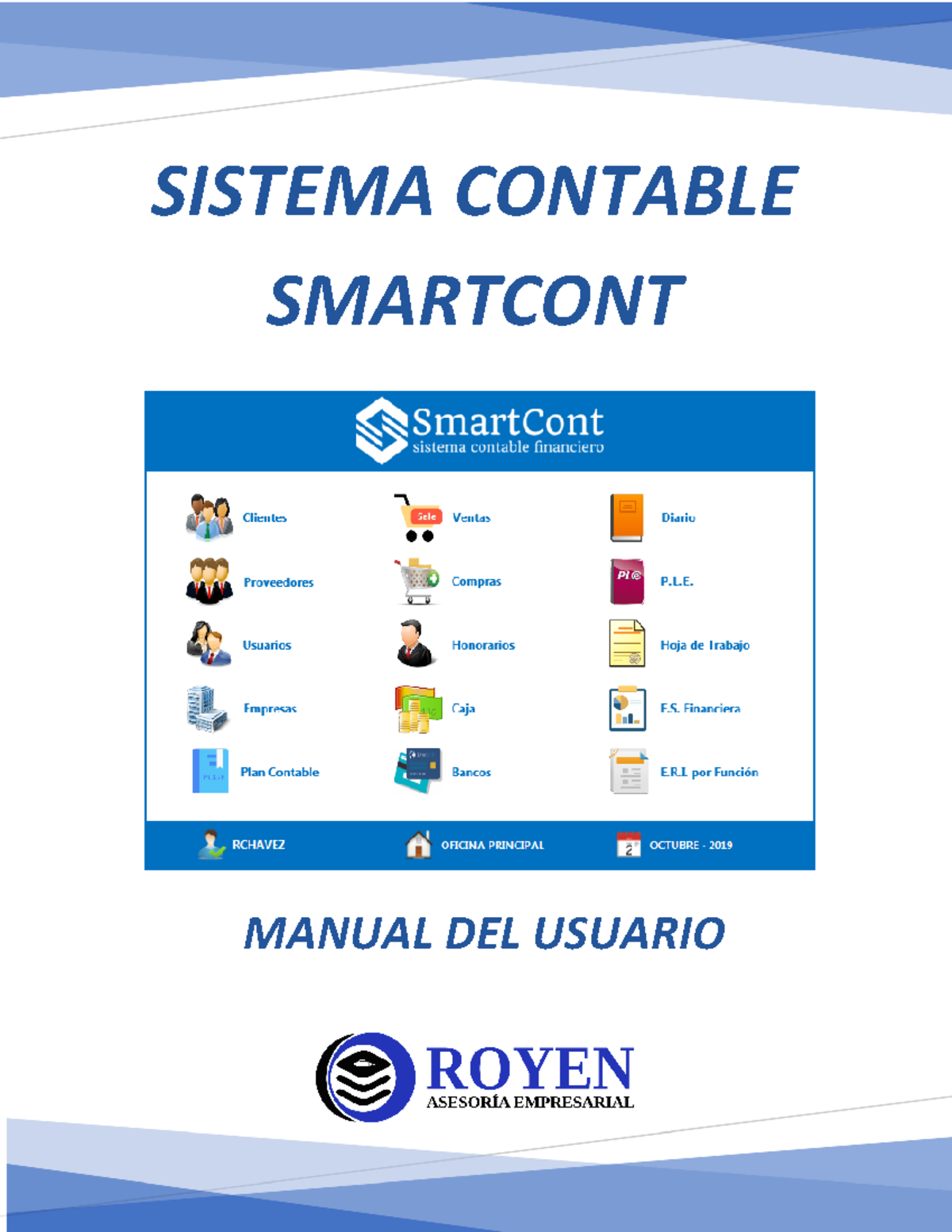Manual del Usuario del Sistema Contable SMARTCONT: Guía Completa - Studocu