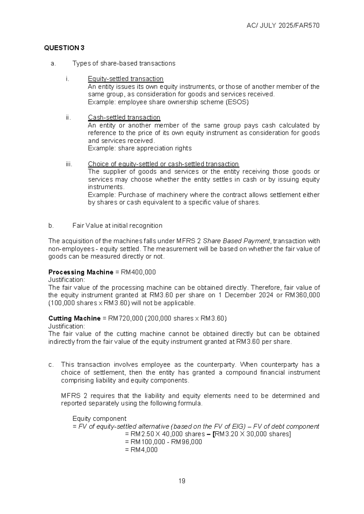 SS FAR570 - FA JUL 2025 - Q3: Types of Equity Transactions Explained ...