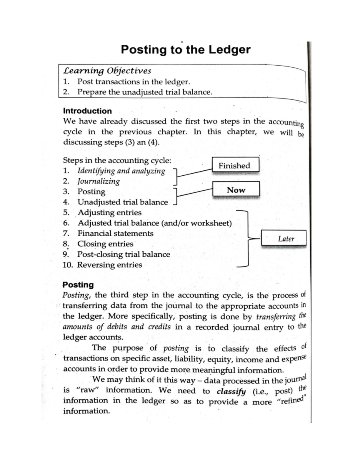 C6 Posting to the Ledger: Understanding the Accounting Cycle Steps ...