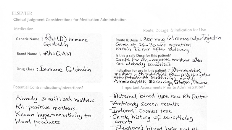 RhoGAM Administration Guidelines: Clinical Considerations and Safety ...