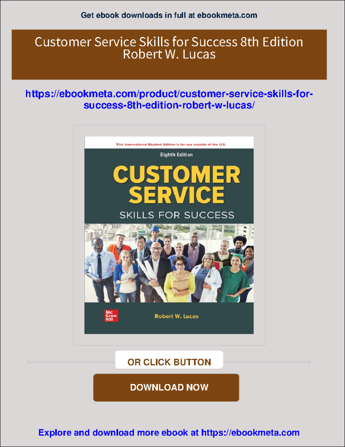 Customer Service Skills for Success (8th Ed) - Robert W. Lucas eBook ...