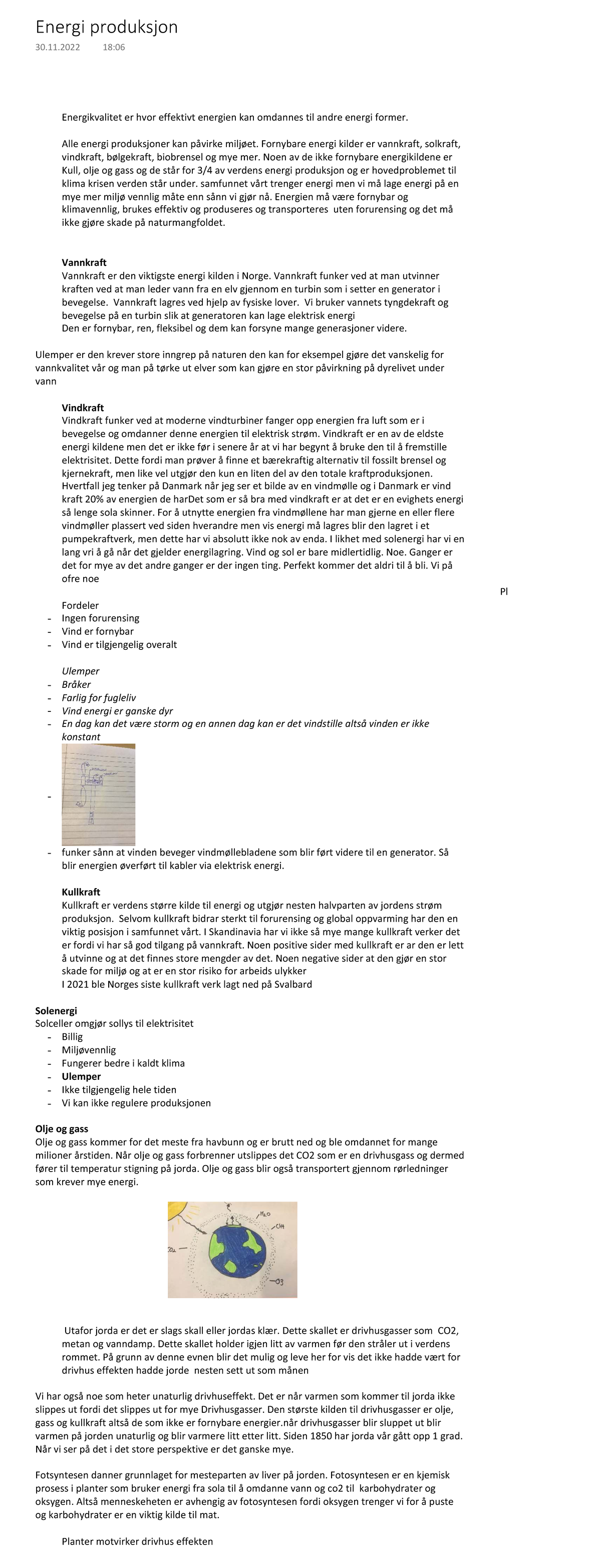 Energi Produksjon og Kvalitet: En Analyse av Kilder og Miljøpåvirkning ...