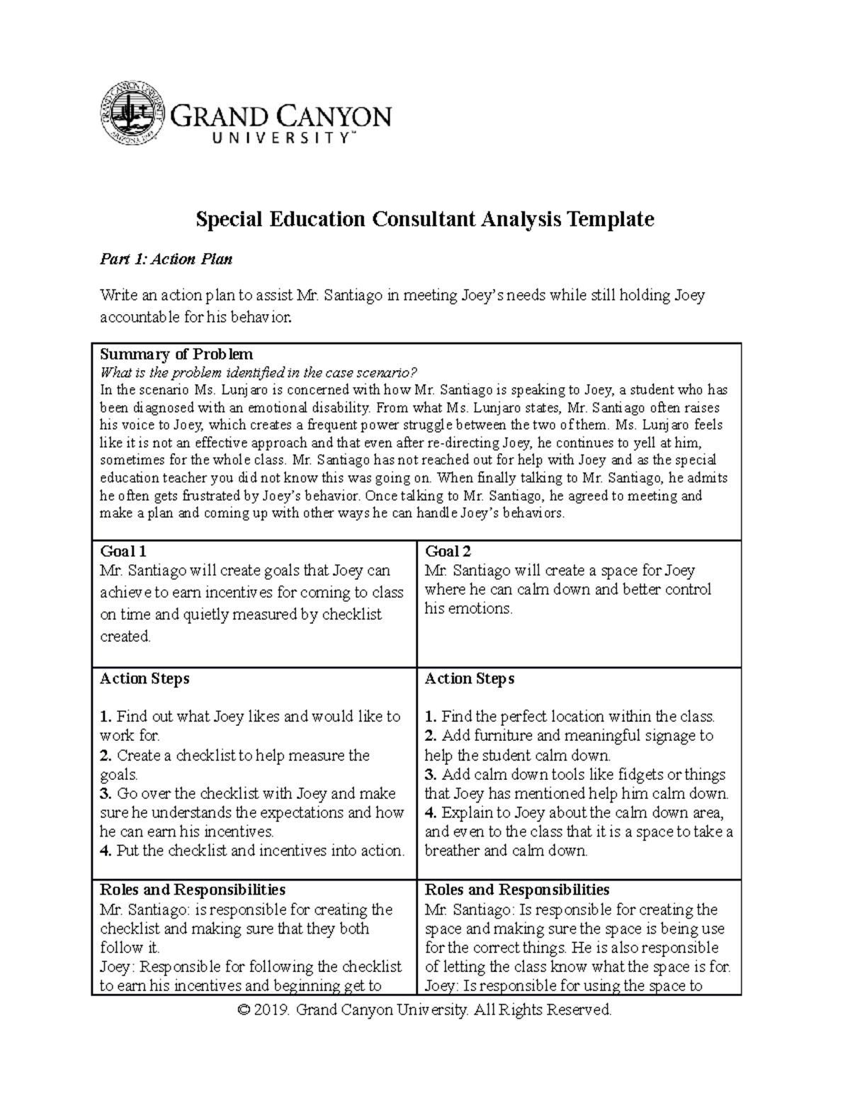 SPD-310-T8-RS-Special Education Consultant Action Plan Template - Studocu