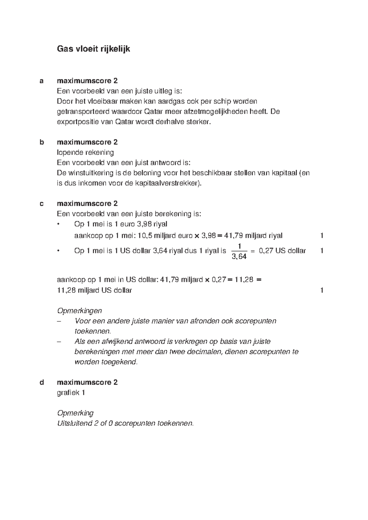 Hec19iiant 3 - Opdracht: Gas en Economische Impact Analyse - Studeersnel