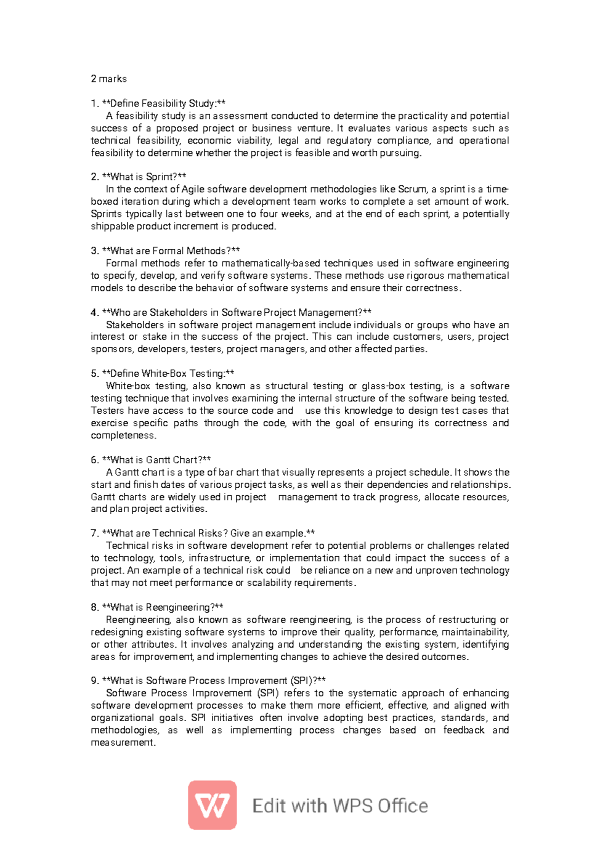 BCA 4th Sem - Software Engineering Concepts and Practices - Studocu