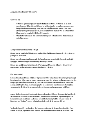 Analyse af ond i sulet - Analyse af novellen ”Ond i sulet” af Naja ...