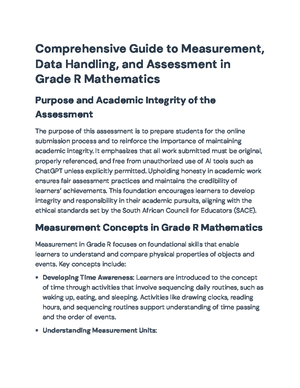 [Solved] Grade r book Dina and her animals - Diploma in Grade R - Studocu