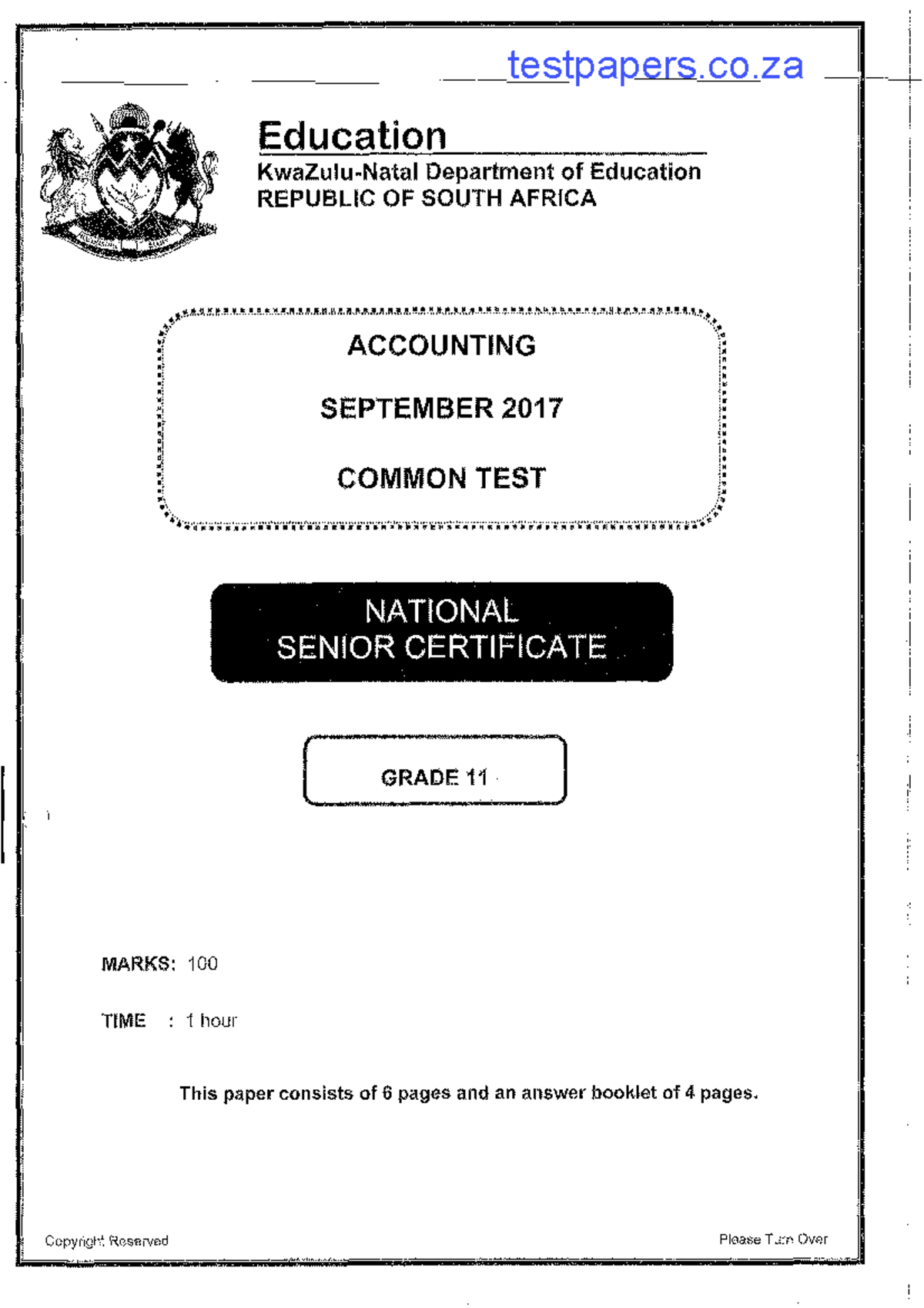 ACC-G11-Sept-2017-Common-Test-Memo-Lessons-Inventory-Budgeting - Studocu