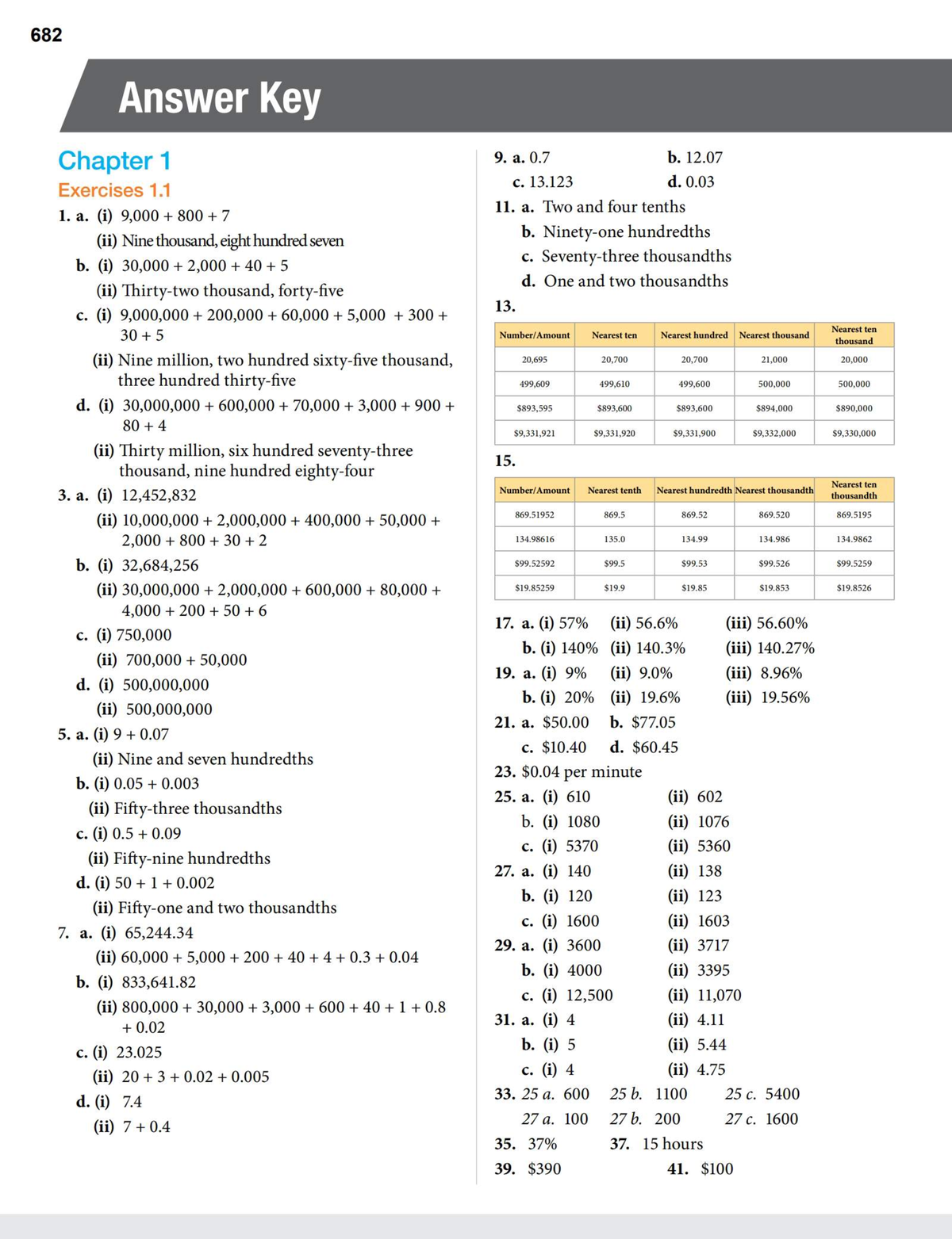 Answer Key for Chapter 1 Exercises - Math 682 - Studocu