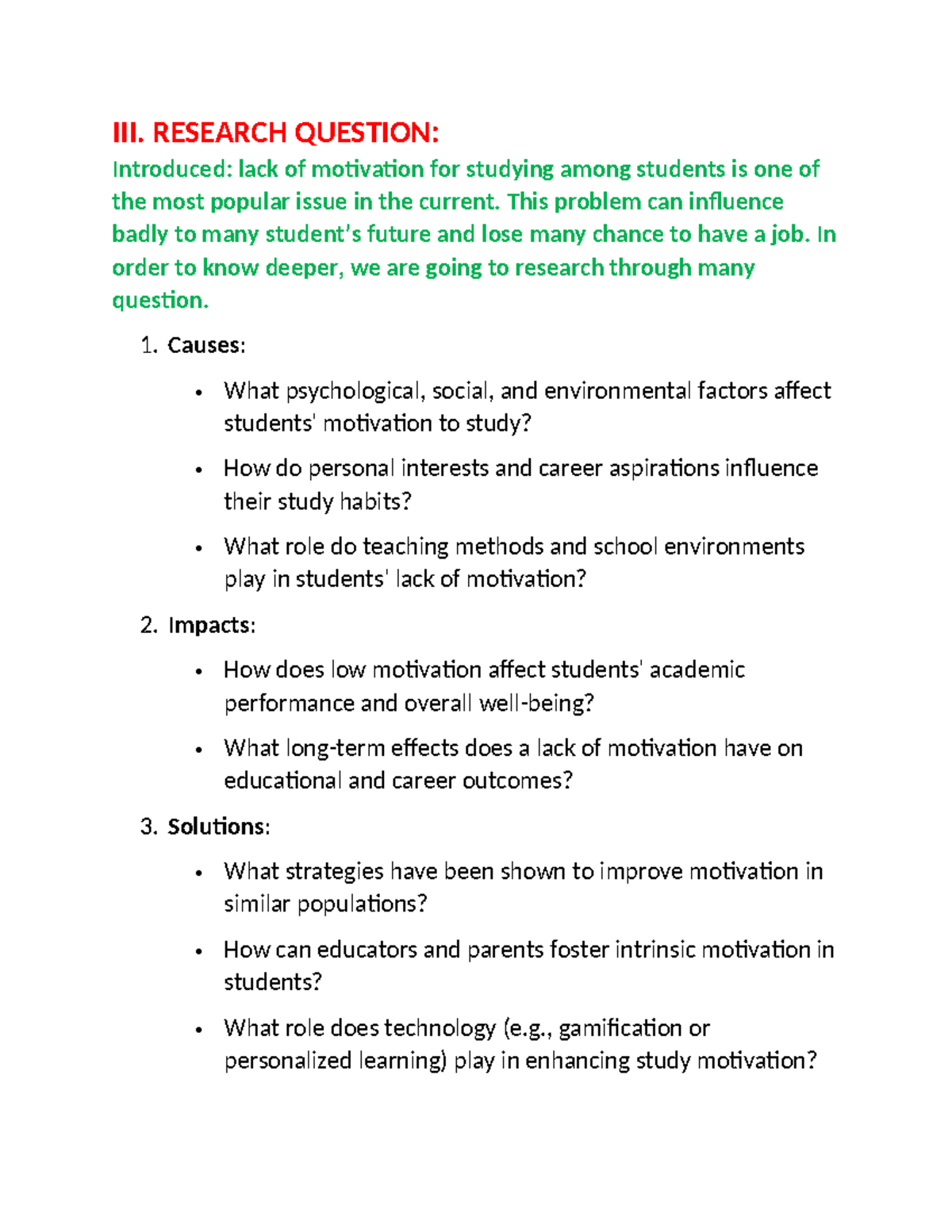 NCKH - RAG Model: Exploring Student Motivation Challenges and Solutions ...
