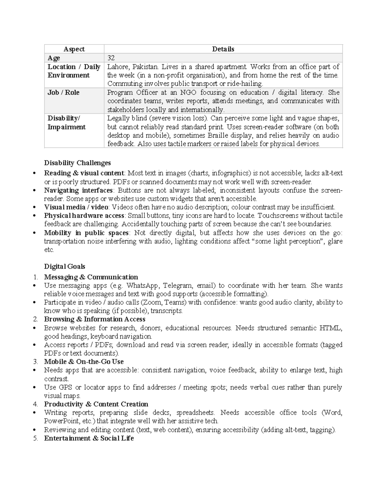 Accessibility Challenges and Solutions for Digital Literacy (Course ...