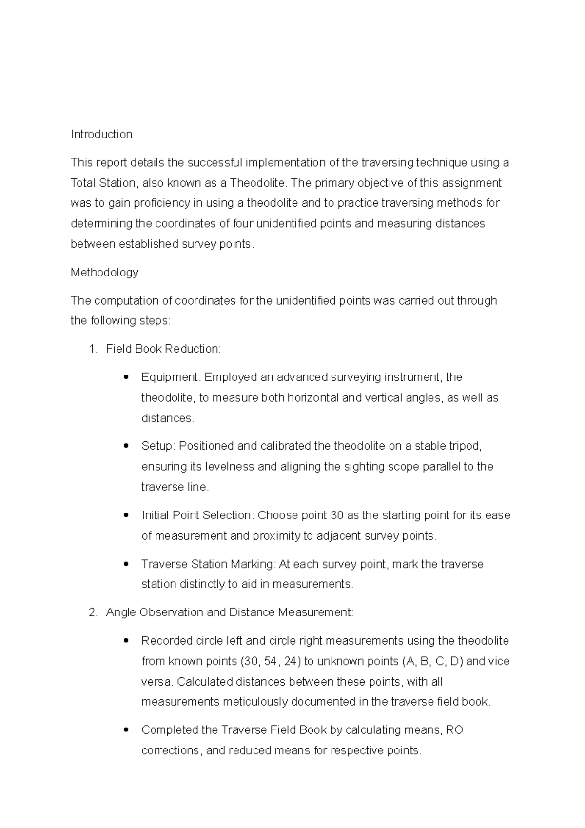 Trn practical 1 - Introduction This report details the successful ...