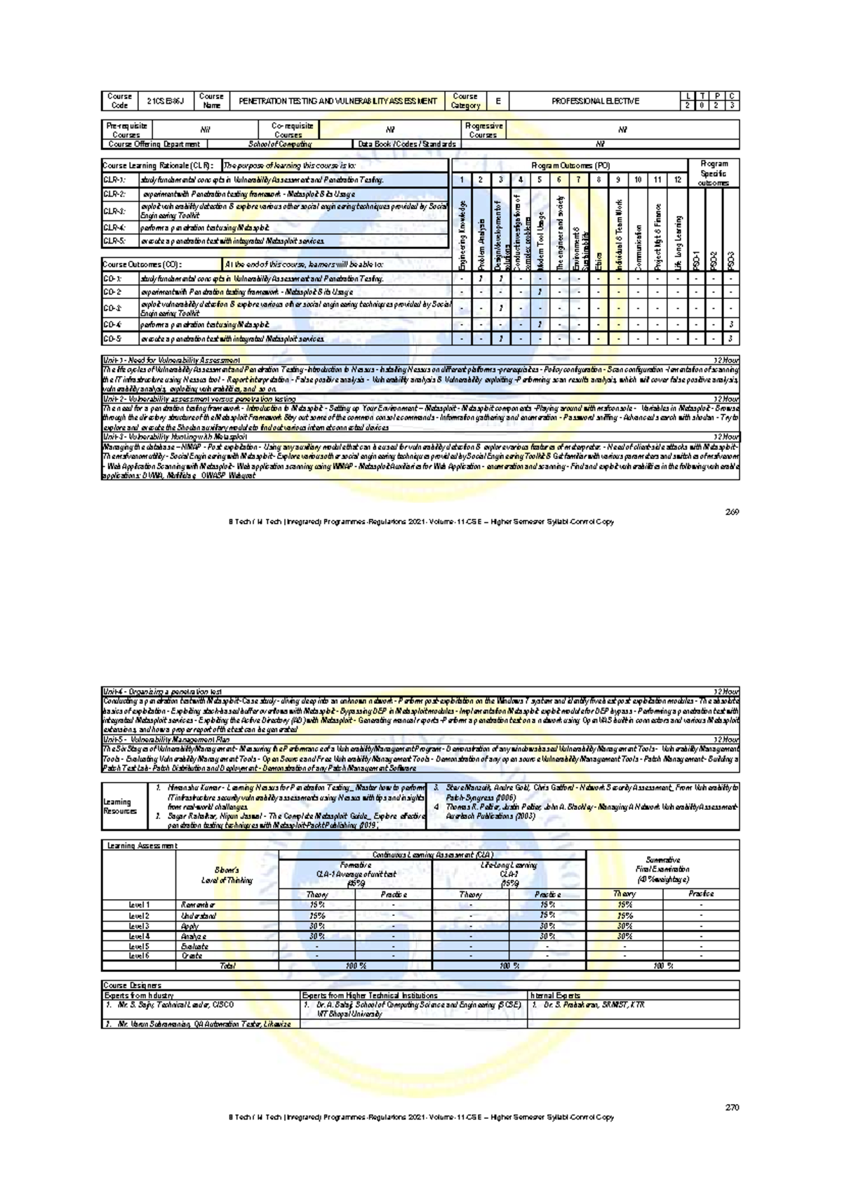 CSE PTVA CS 2021-1 - Penetration Testing & Vulnerability Assessment ...