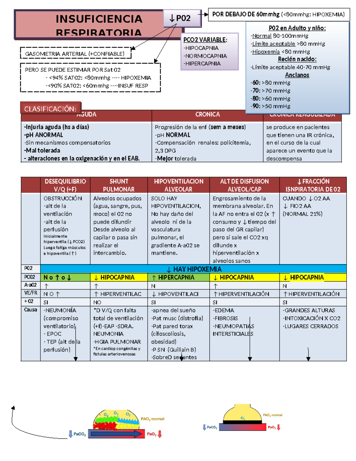 Insuficiencia respiratoria - AGUDA CRONICA CRONICA REAGUDIZADA -Injuria ...