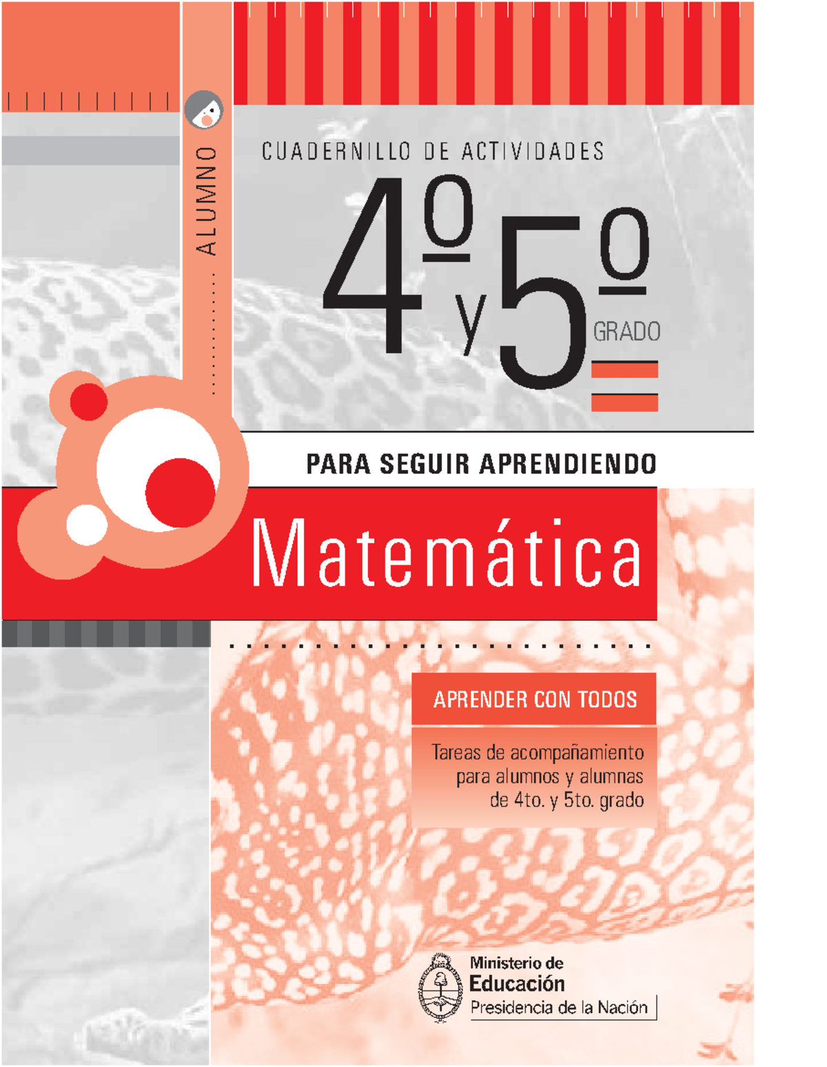 Cuadernillo 4to y 5to - Diagnostico Matematica 4to y 5to - ........................ A L U M N O ...