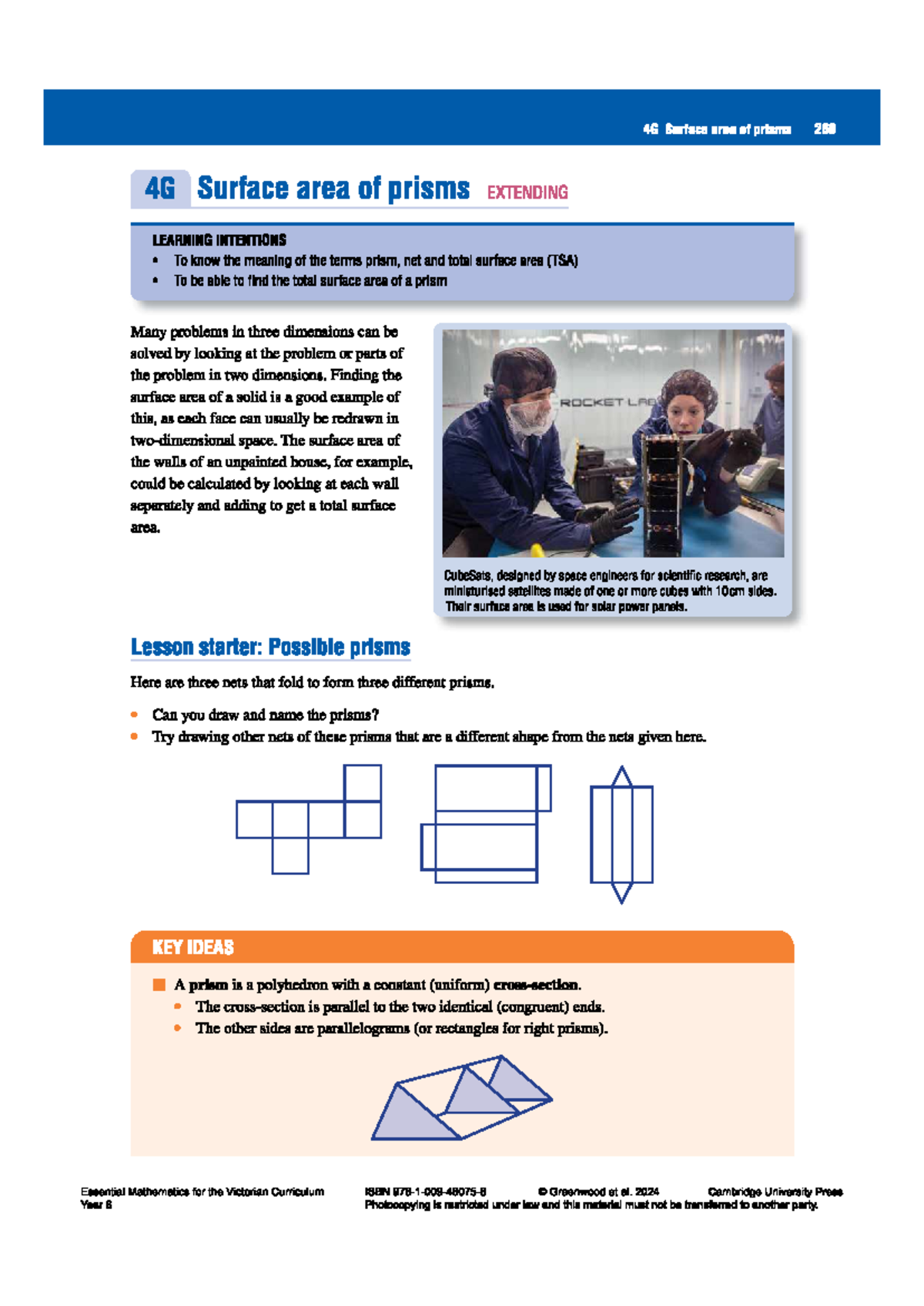 4G Surface Area of Prisms - Exercise Questions and Solutions - Studocu