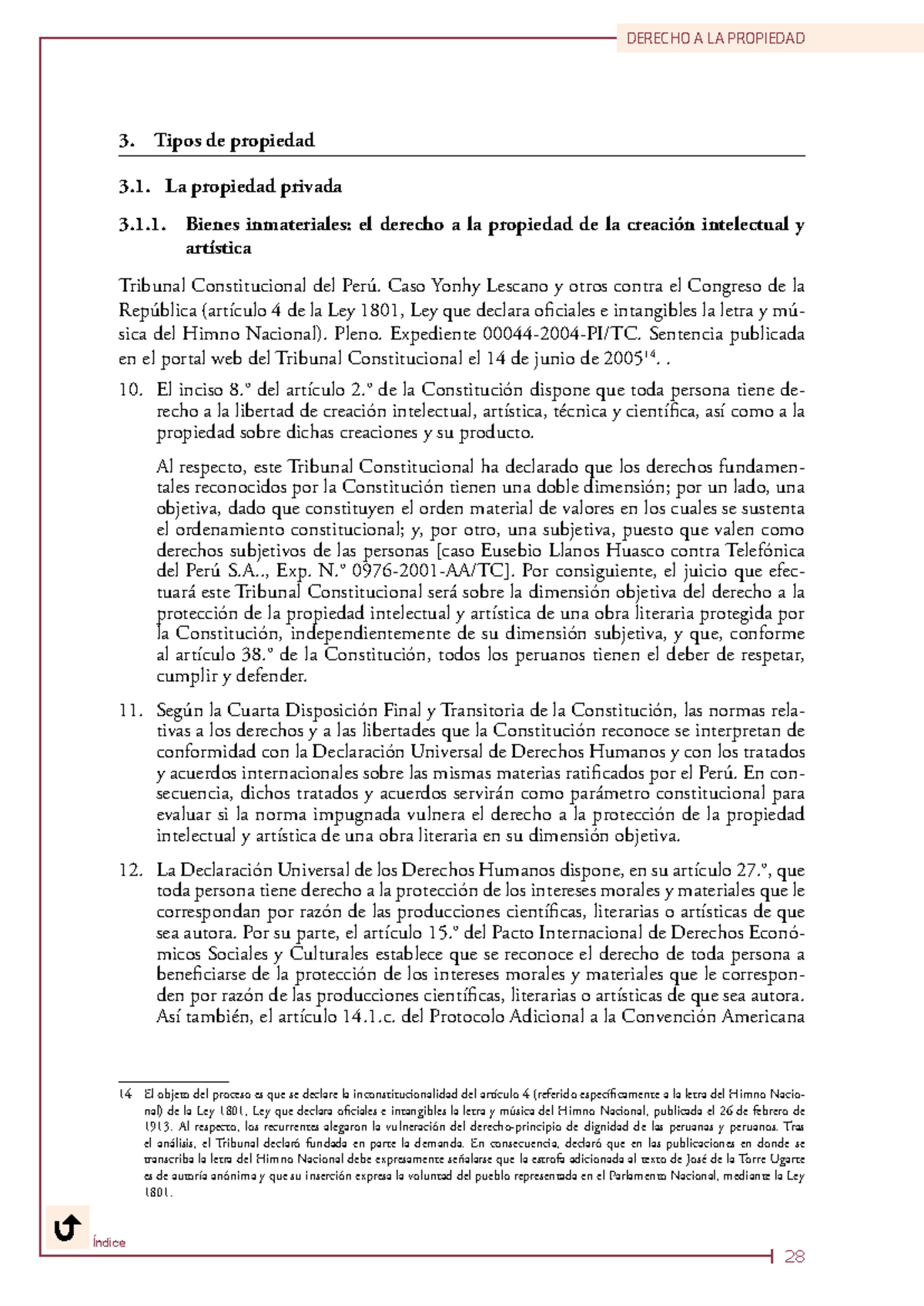 Tribunal Constitucional - Derecho de Propiedad 2 B: Análisis y Casos ...