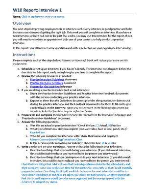 W01 Course Introduction Career Development - - Studocu