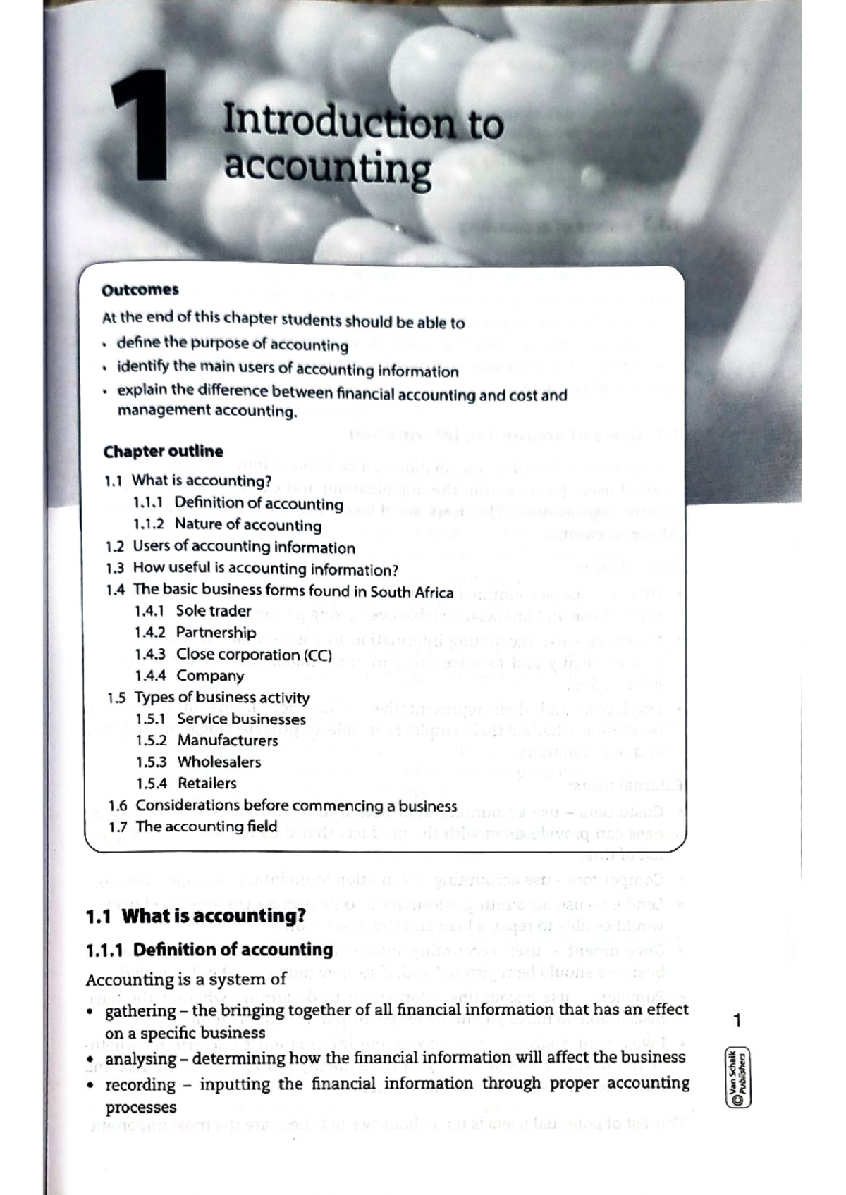 Introduction to Accounting: Key Concepts and User Insights (ACC101 ...