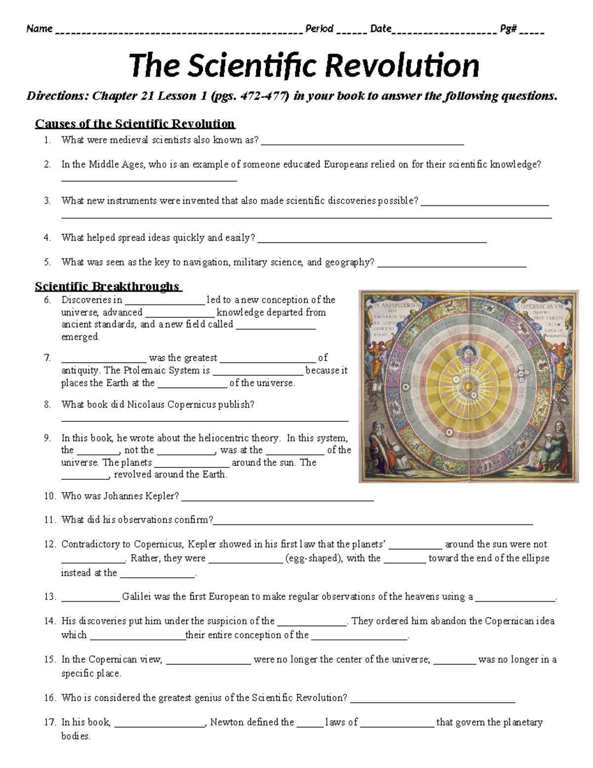 The+Scientific+Revolution - Name ...