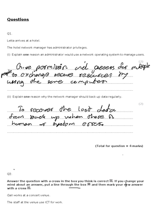 UNIT 1 Revision Guide - ICT GCSE WJEC UNIT 1 Revision Guide Unit 1 ...