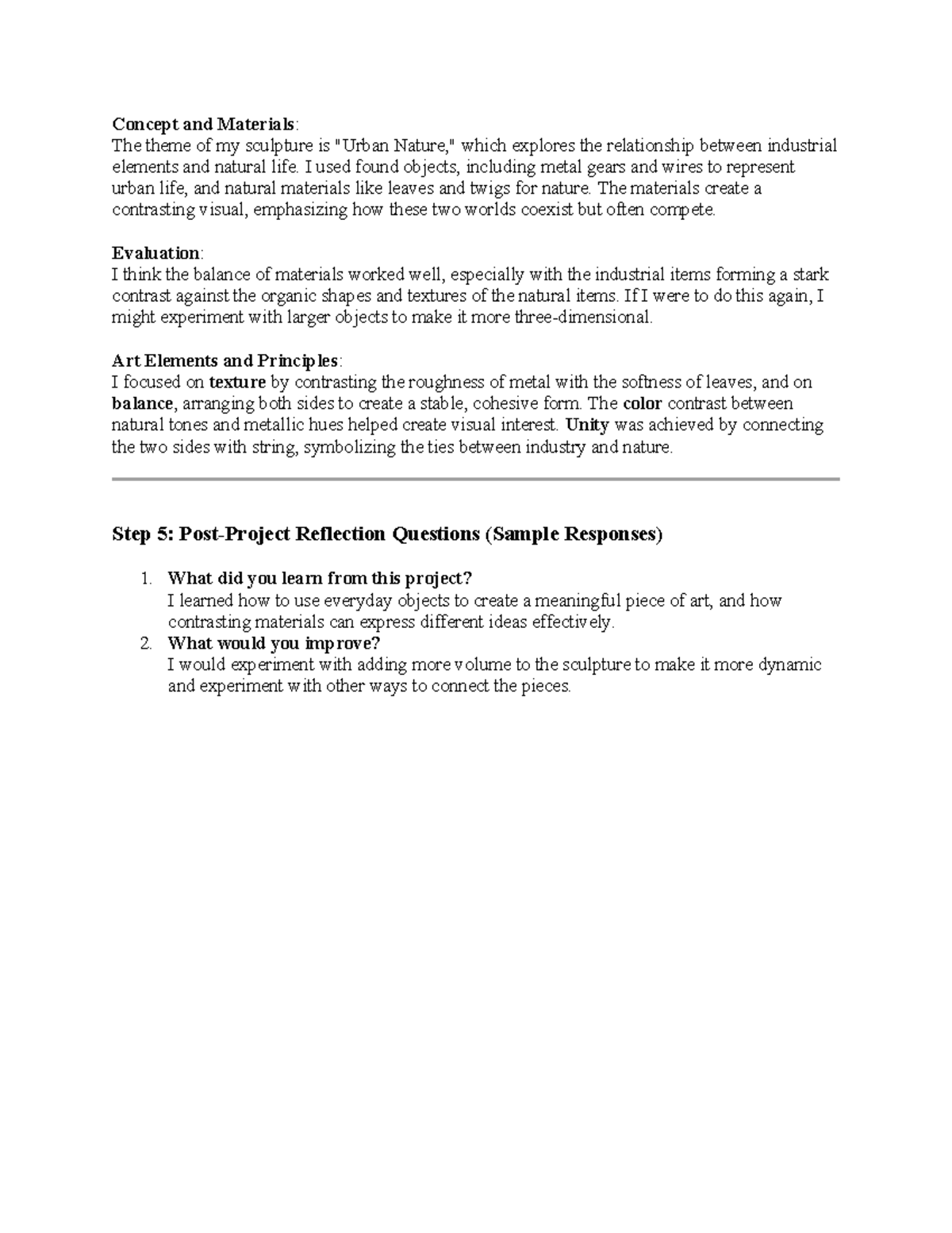 Project Assemblage - Assignment: Exploring Industrial vs. Natural ...