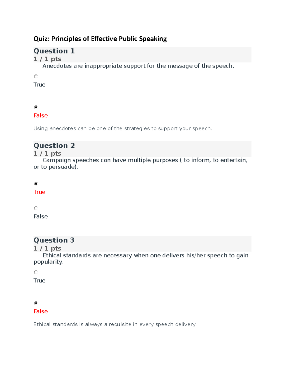 Midterm Quiz 3 GEC 005: Effective Public Speaking Insights - Studocu