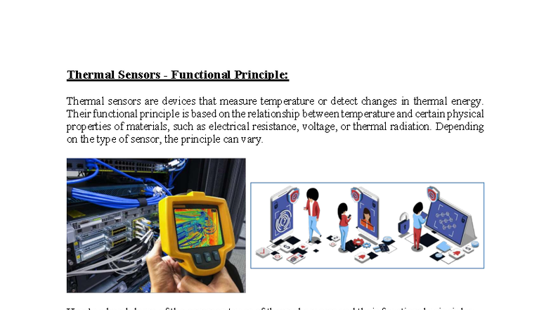 N7U3 Thermal Sensors: Principles and Applications Explained - Studocu