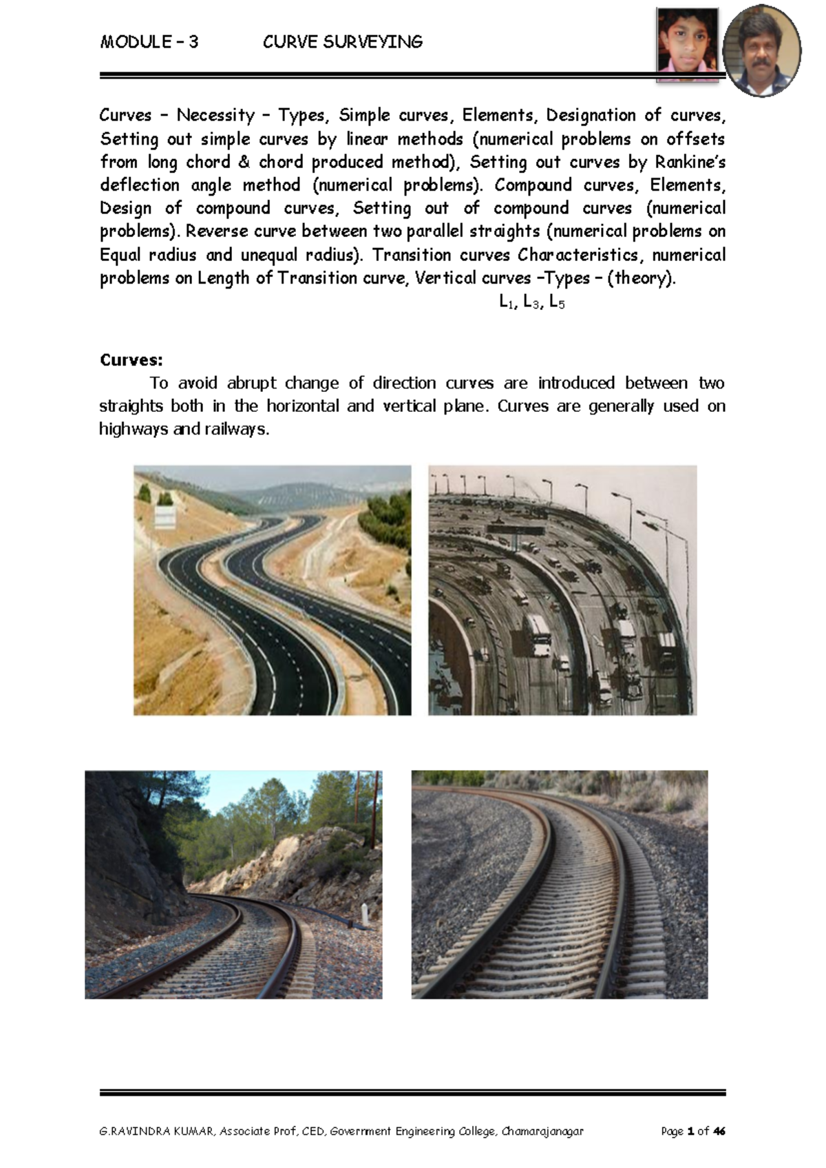 Module-3-Curves - Detailed Lecture Notes and Numerical Problems - Studocu