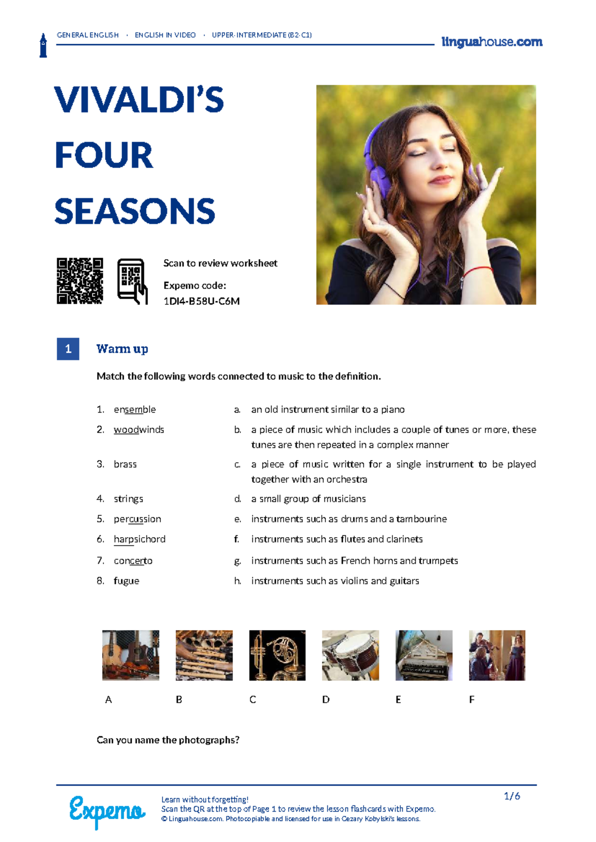 VIVALDI'S FOUR SEASONS: GENERAL ENGLISH STUDY GUIDE - Studocu