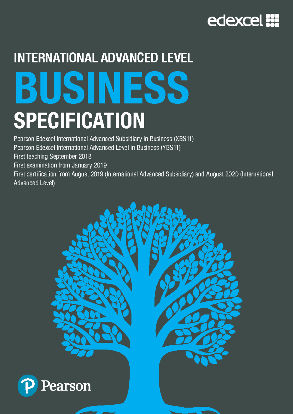 International A Level Business Spec - SPECIFICATION ####### Edexcel ...