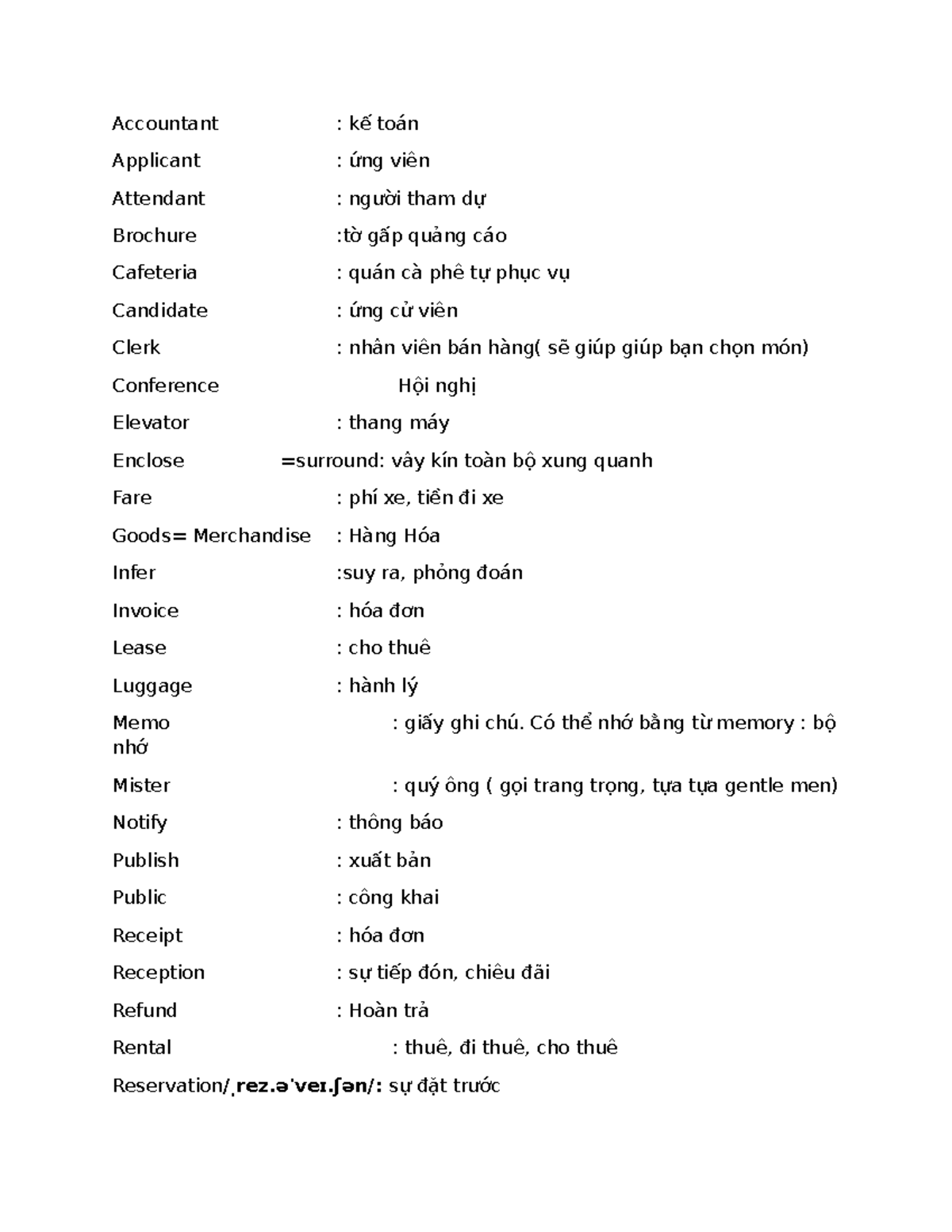 Toeic Vocab: Comprehensive Guide to Essential Terms and Phrases - Studocu