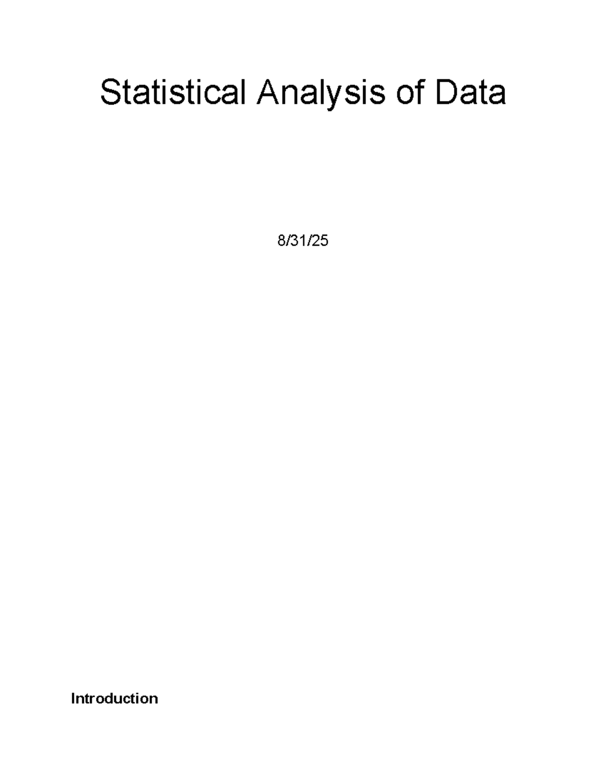Lab 1: Statistical Analysis of Measurement Uncertainty - Studocu