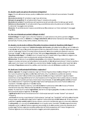 Esercitazione lezione 14 Es. 2 - 3 - 1 Corso di Laurea: LETTERATURA ...