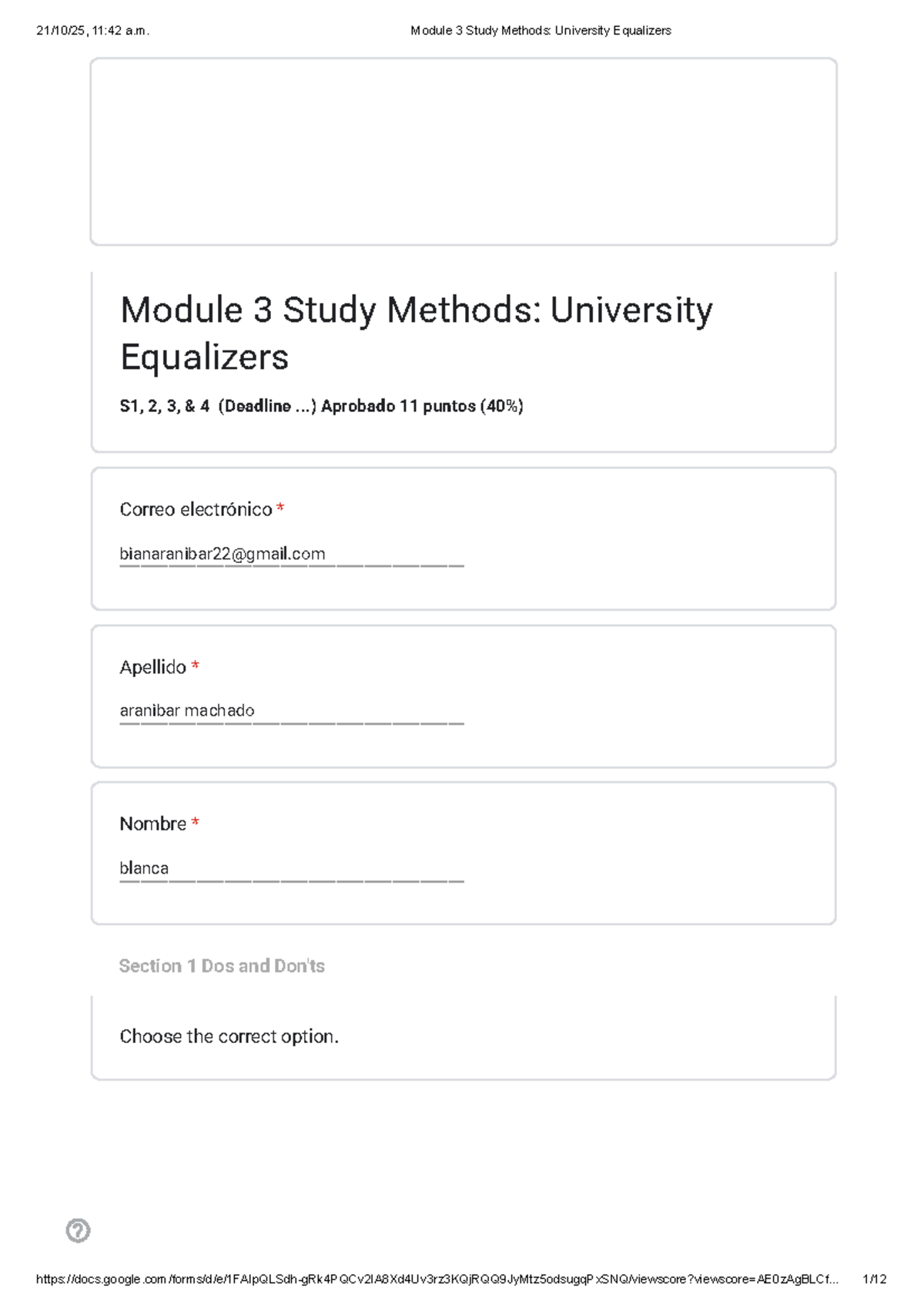Module 3 Study Methods: University Equalizers S1-S4 Review - Studocu