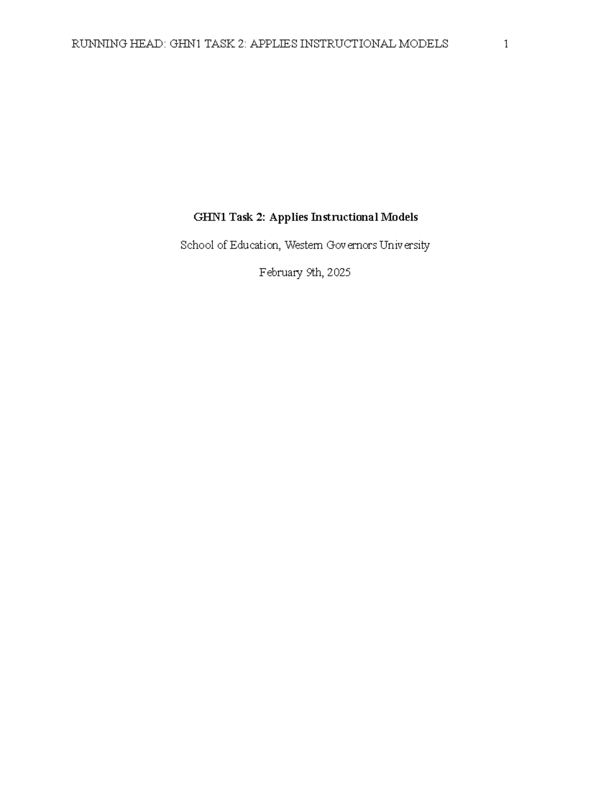 GHN1 Task 2: Implementation of 5E Instructional Model in Art Education - Studocu