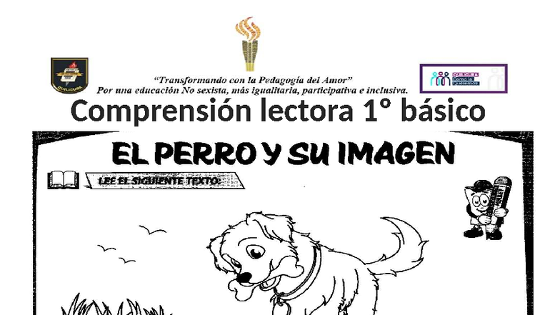 Comprensión Lectora: El Perro y Su Imagen - QUILICURA - Studocu