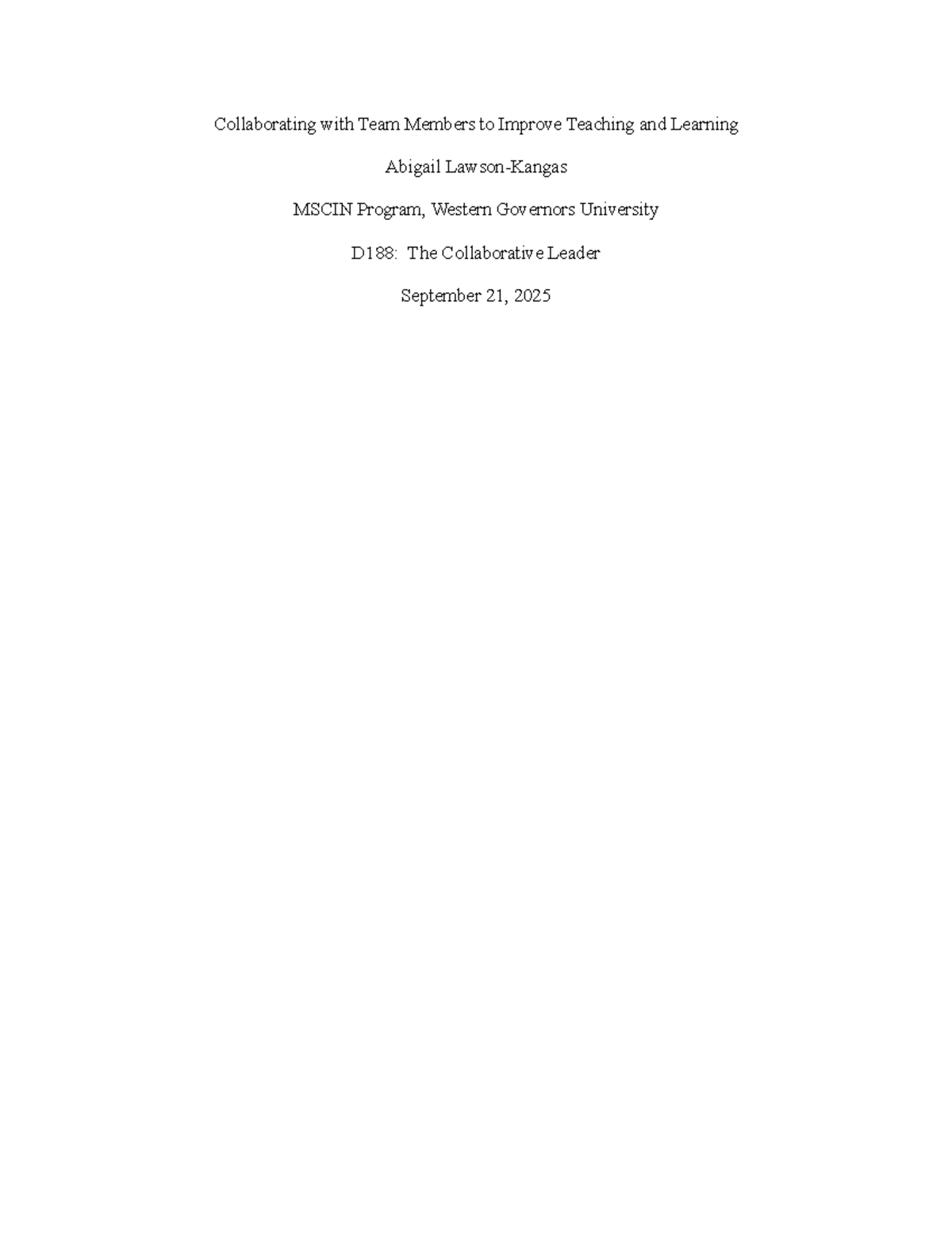 D188: Collaborative Strategies for Enhancing Multiplication Fluency ...