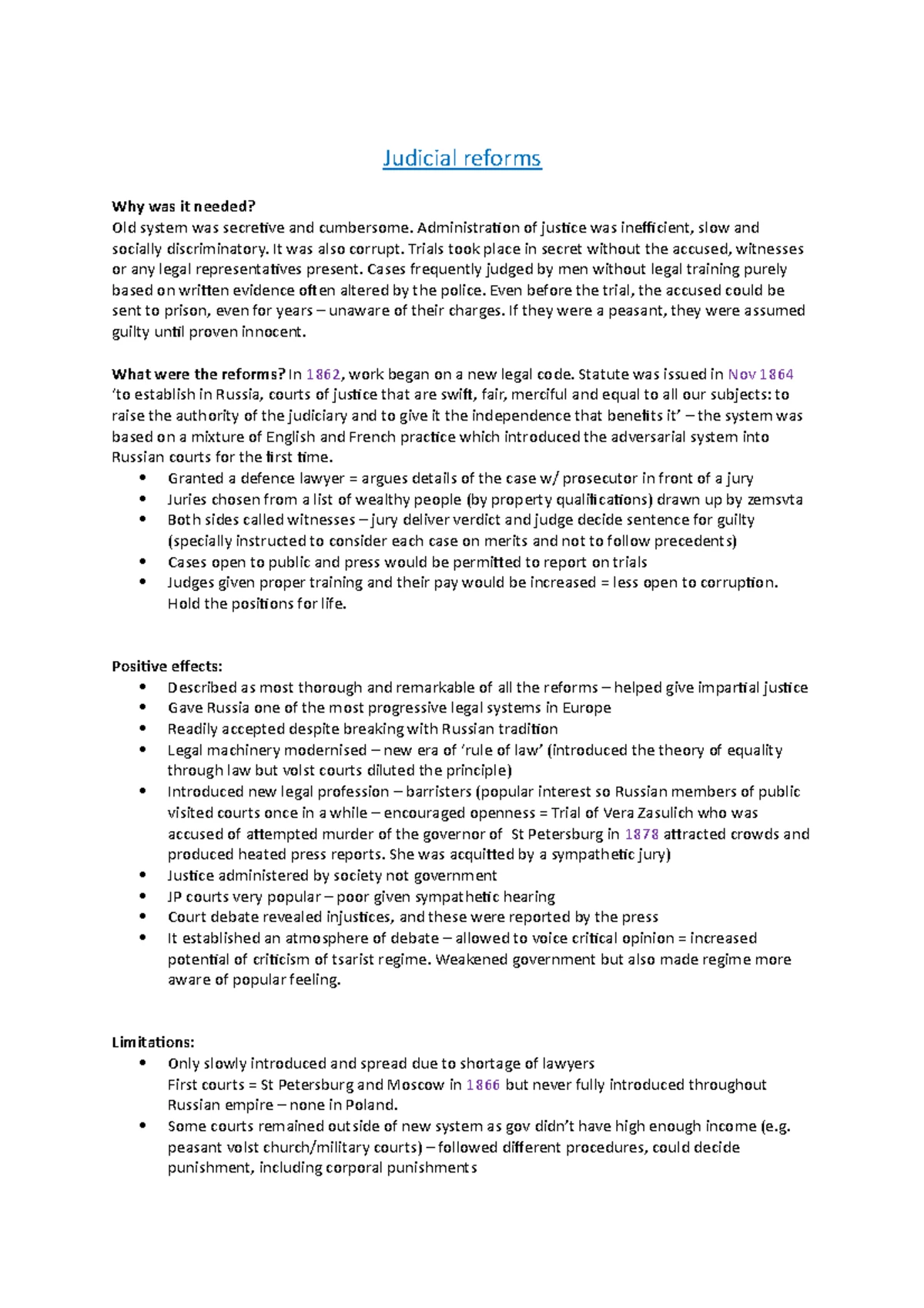 AQA History A-level: The Autocracy of Alexander II & III (1855-1894 ...