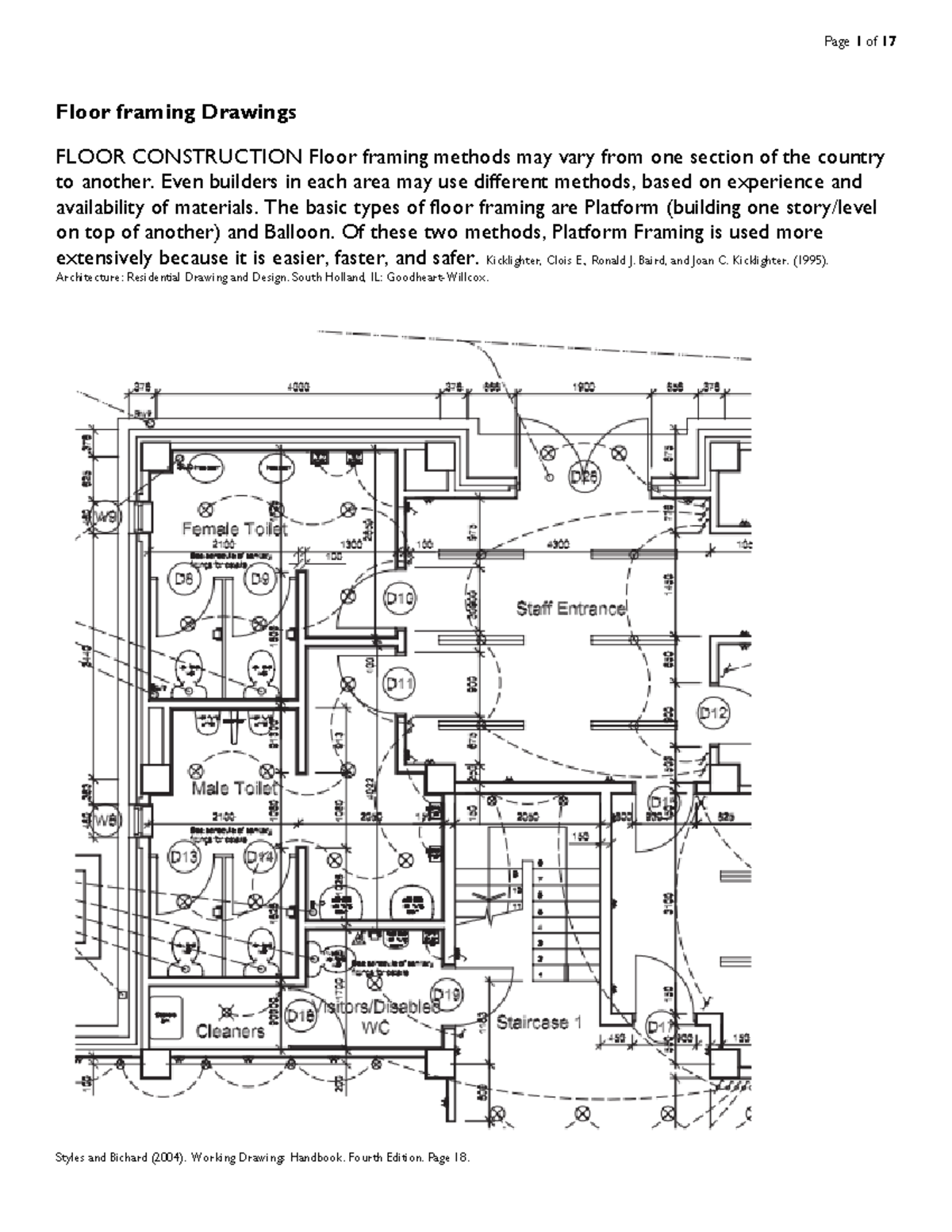 Lect. F5. Comprehensive Floor Framing Plan Overview - Studocu