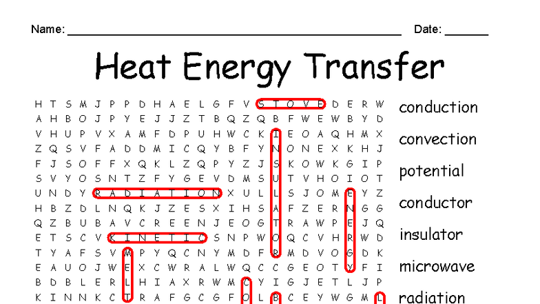 Heat Energy Transfer H T S M J P P D Answer Key - Studocu