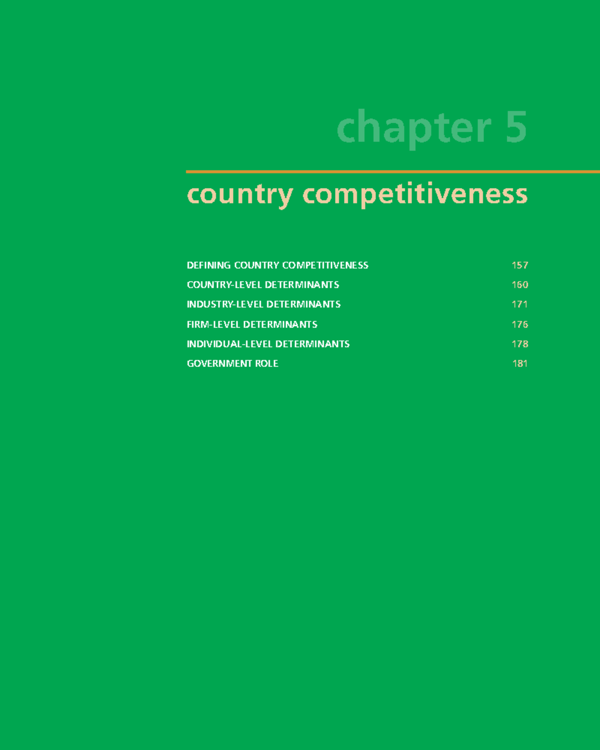 Global Trade Operation OMGT 2321 - c ountry competitiveness chapter ...