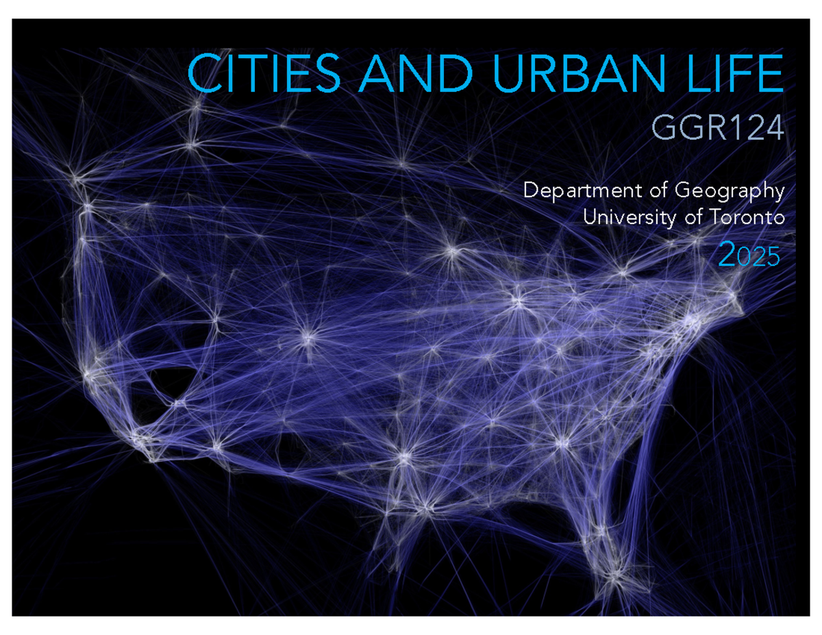 CITIES AND URBAN LIFE GGR124 Week 2 Notes on Global Urbanization - Studocu