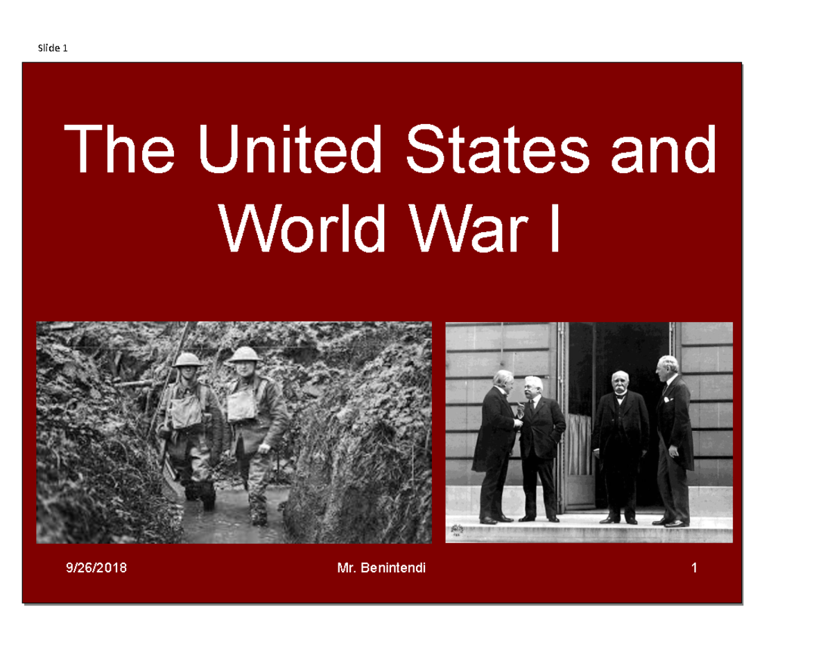 How the U.S. Mobilized for WWI: Key Events & Strategies (HIST 101 ...