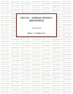 PHY 102 Lecture NOTE pdf - LECTURE NOTE COURSE CODE: PHY 102 COURSE ...