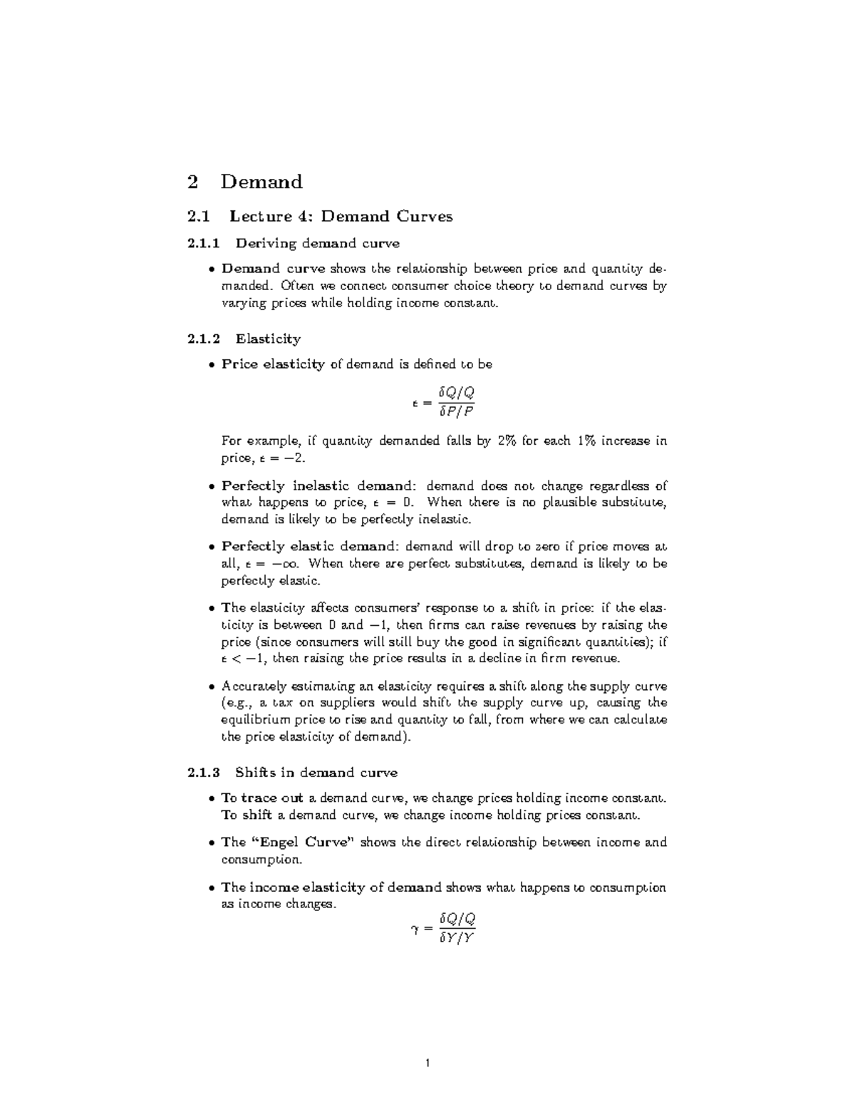 MIT 14.01 F23 Lecture 4: Demand Curves and Elasticity Analysis - Studocu