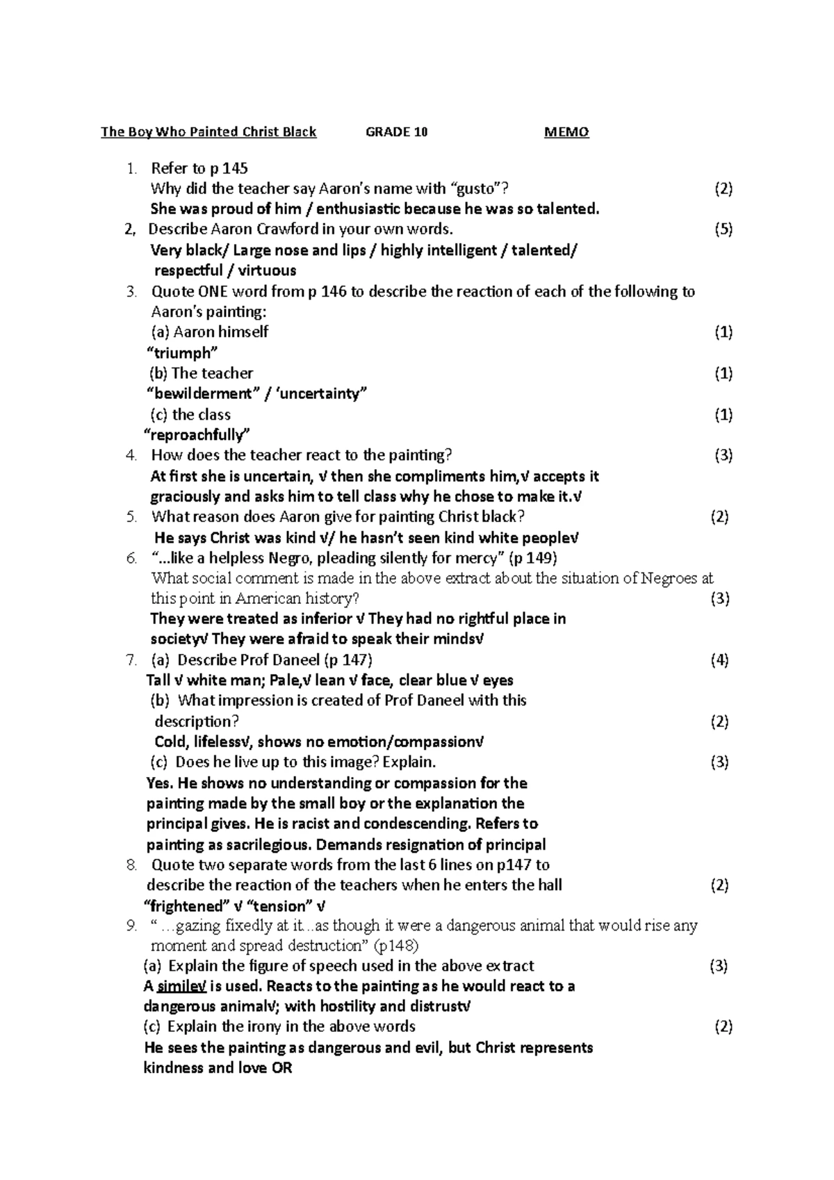 Grade 10-12: Unprepared Speech Topics for Teens and Young Adults - Studocu