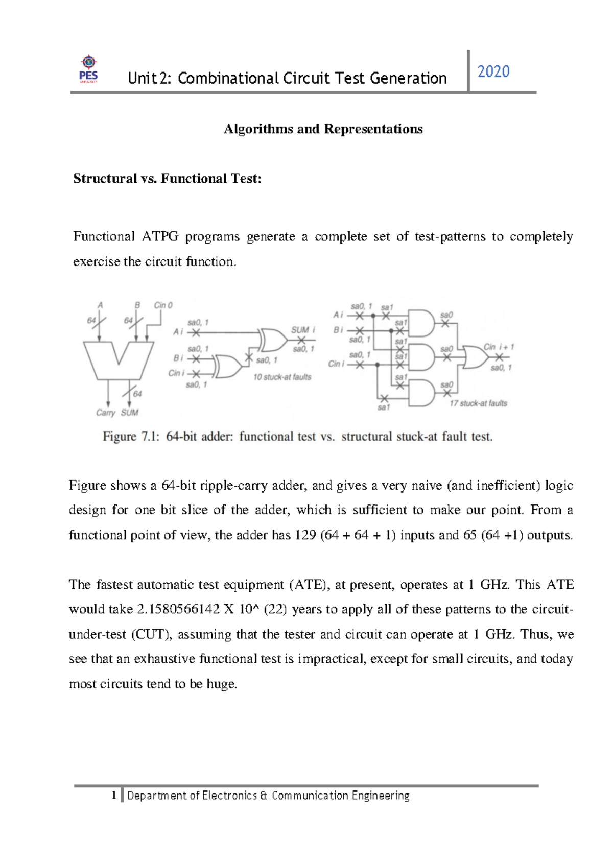 Algorithms and Representations - Algorithms and Representations ...
