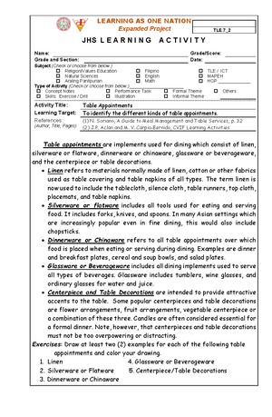 Session PLAN cookery nc2 - SESSION PLAN Sector : TOURISM Qualification ...