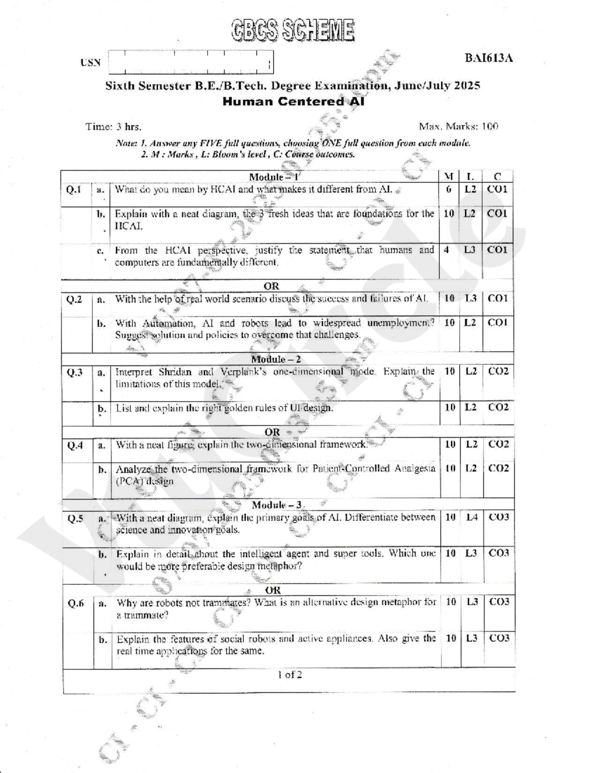 BAI613A - Human-Centered AI Final Exam Paper, 2025 - Studocu